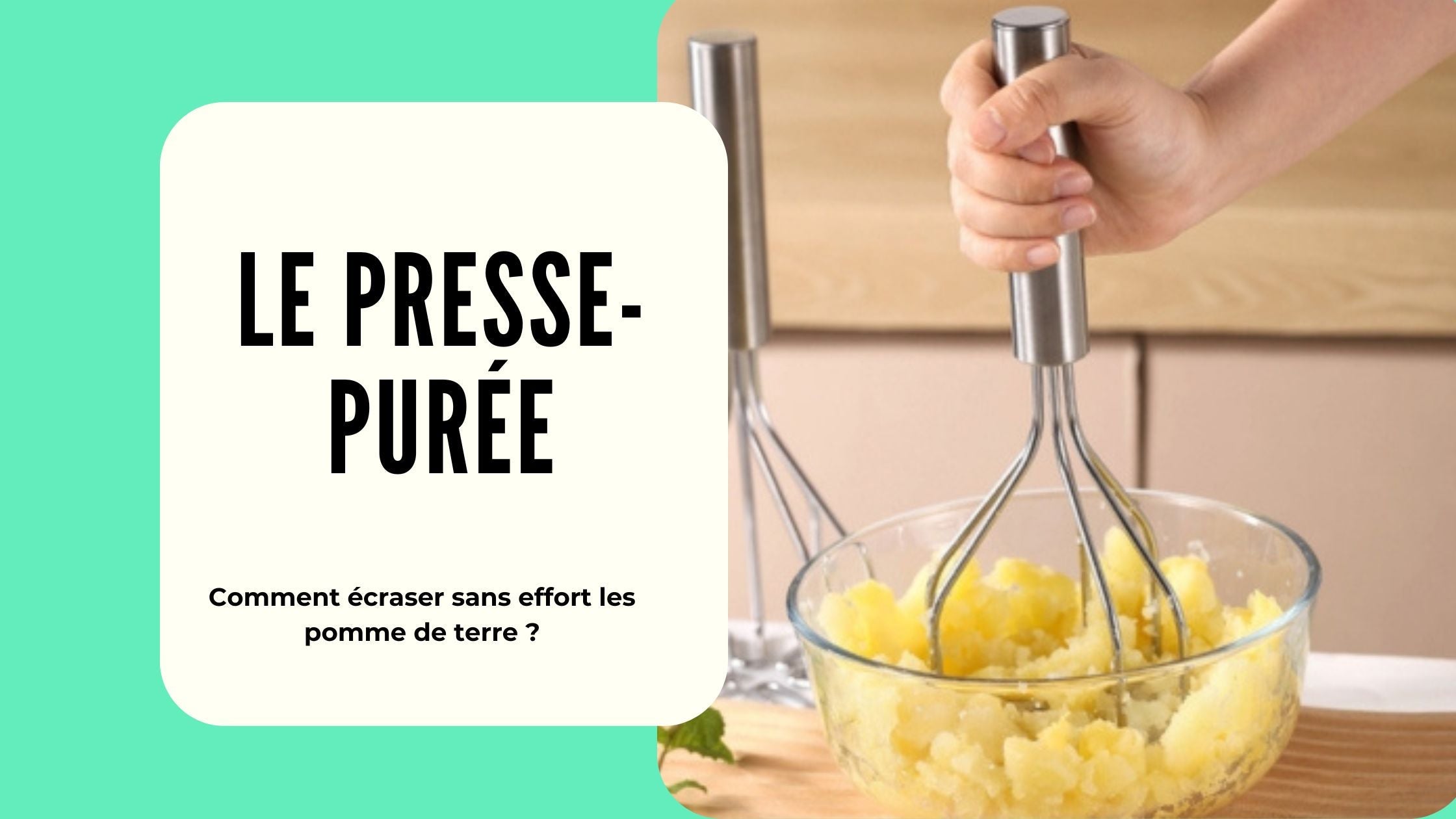 Comment ecraser des pomme de terre au presse puree manuel ? – Cook and Fun